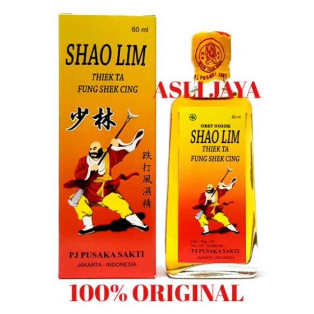 SHAO LIM THIEK TA FUNG SHEK CING (OBAT GOSOK ENCOK, NYERI OTOT, DLL ...