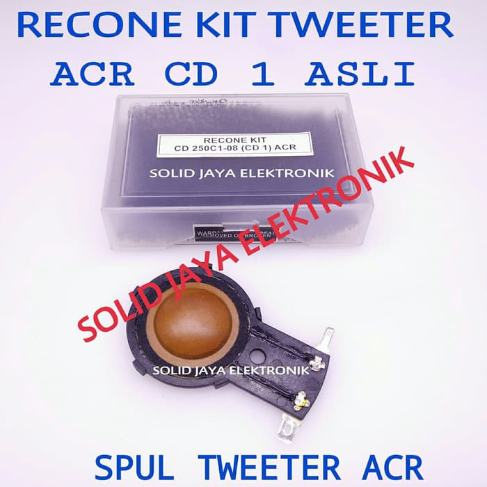 SPUL TWEETER ACR CD 1 ASLI RECONE KIT ACR SPULL TWITER ACR CD1 ORIGINAL ...