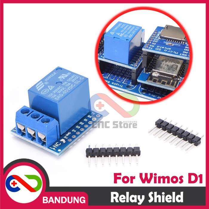 RELAY SHIELD WEMOS D1 MINI WIFI BOARD V2 ESP8266 ARDUINO | Lazada Indonesia