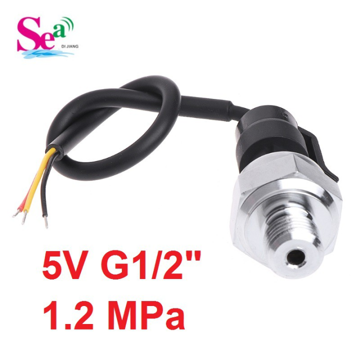 Pressure Transducer Transmitter Sensor Arduino Water Gas Oil Fuel 5vdc