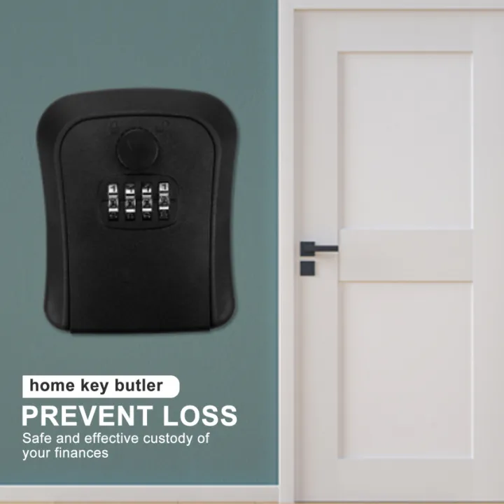 Smart Code Password Key Lock Box Storage Key Wall Mounted Key Safe Box ...