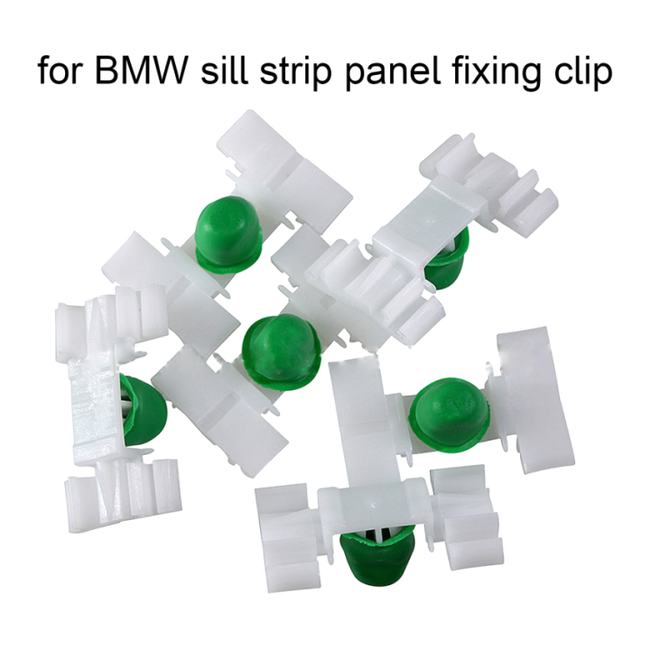 คลิปขึ้นรูปด้านข้างรถยนต์สำหรับ BMW E46 51138231130,คลิปยึดแถบกั้น ...