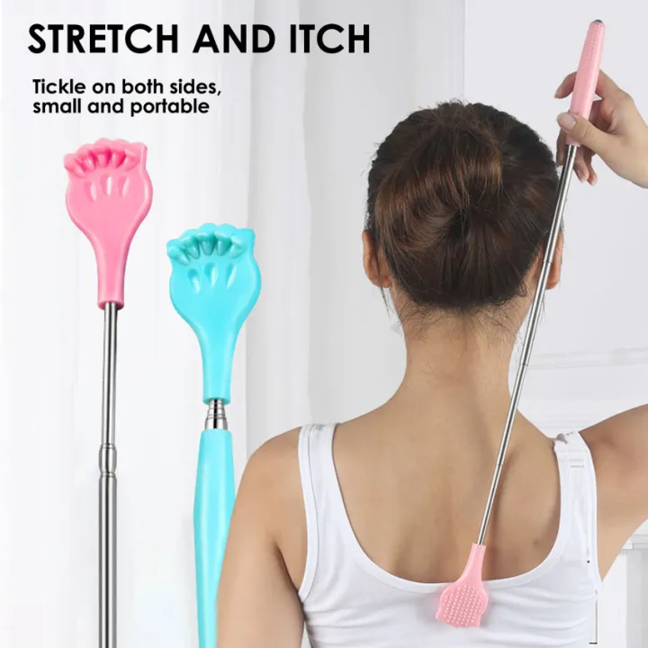 Extendable Back Scratcher Telescopic Scratching Hand Back Carding Stick ...