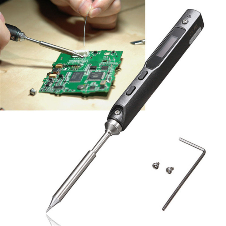 TS100 65W USB Mini แบบพกพาไฟฟ้าดิจิตอลเครื่องเชื่อมโลหะปลายปากกา ...