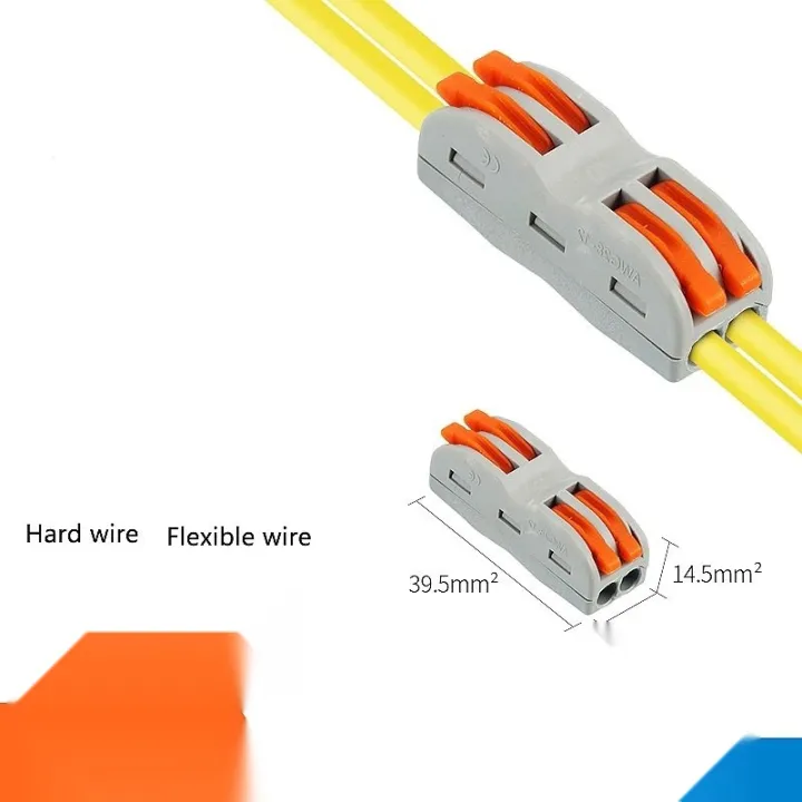 Wire quick head terminal connector and wire artifact lamp connector ...
