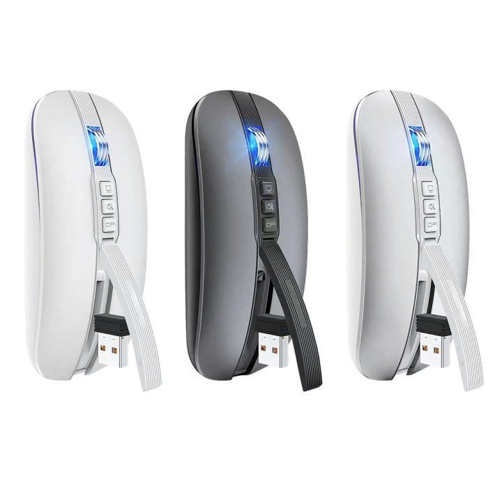 M113 Bluetooth-Compatible Wireless Gaming Mouse USB 2.4G 2400DPI PC ...