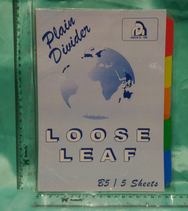 Pembatas File Binder Loose Leaf Besar B5 Bolong Campus Bagus READY ...