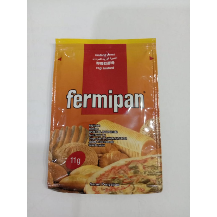 Ragi Yeast Ragi Kering Fermipan Brown 11 Gr | Lazada Indonesia