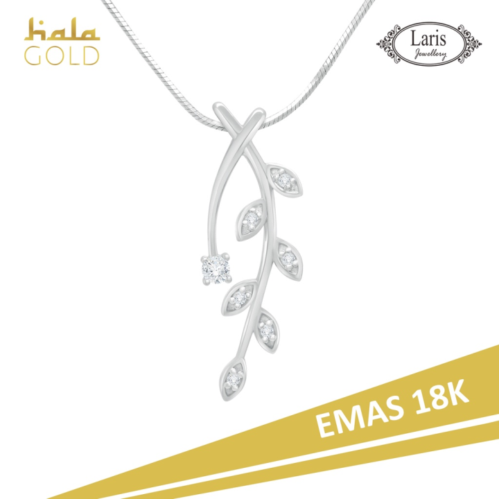 Liontin Kirana Series Hala Gold PD200374 / Liontin Daun / Liontin 18k ...