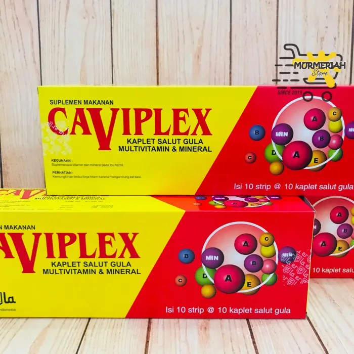 Caviplex kaplet Multivitamin dan Mineral | Lazada Indonesia