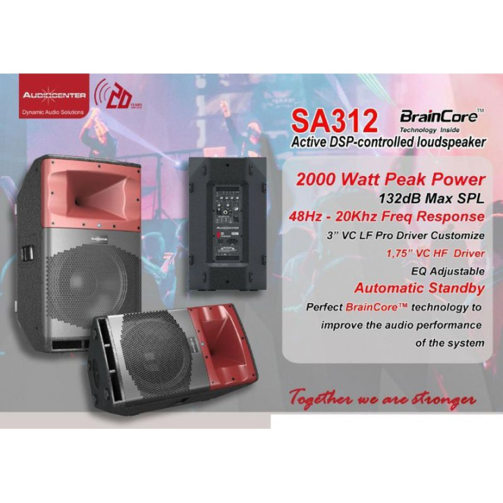 Speaker Aktif AUDIOCENTER SA-312 | Lazada Indonesia