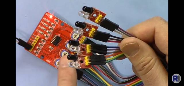 4 way infrared Tracking line Sensor Module for Aduino Robot Smart Car ...