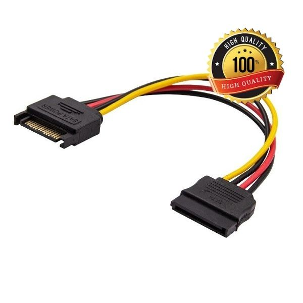 Kabel Power SATA 15pin Male to Female | Lazada Indonesia