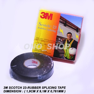 3M Scotch 23-Rubber Splicing Tape ( Isolasi Listrik ) | Lazada Indonesia