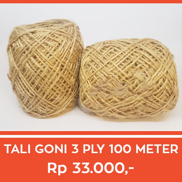Tali Goni / Rami 3 PLY ± 100 Meter | Lazada Indonesia