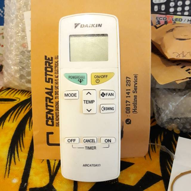 Remote AC DAIKIN ORIGINAL ARC470A13 | Lazada Indonesia