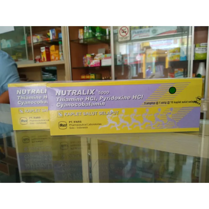 NUTRALIX 5000 B KOMPLEKS ISI 50 TABLET MENCEGAH DAN MENGOBATI PENYAKIT ...