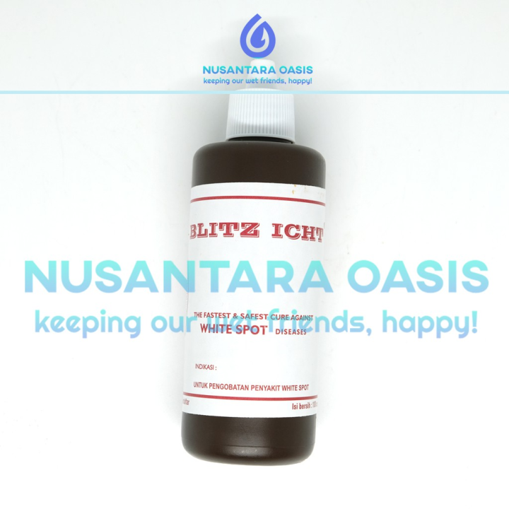 BLITZ ICHT 100 CC / OBAT IKAN WHITE SPOT ATAU JAMUR 100 ML | Lazada ...
