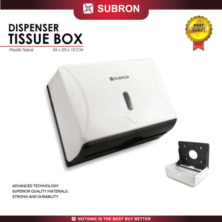 SUBRON Tempat Tisu Kotak Tembok Dinding Tissue Box Dispenser | Lazada ...