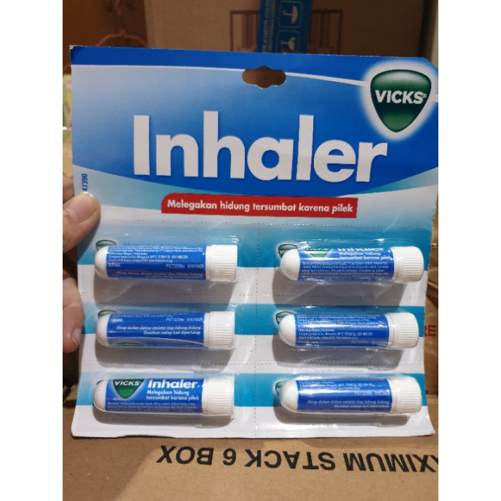 Vicks Inhaler 0,5 ml Pelega Hidung Pilek Tersumbat Pernapasan | Lazada ...