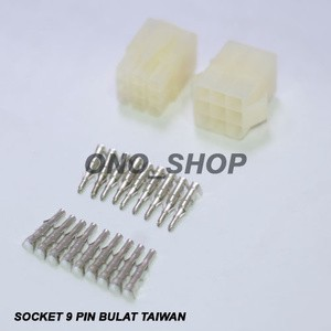 Socket 9 Pin Bulat (Taiwan) | Lazada Indonesia