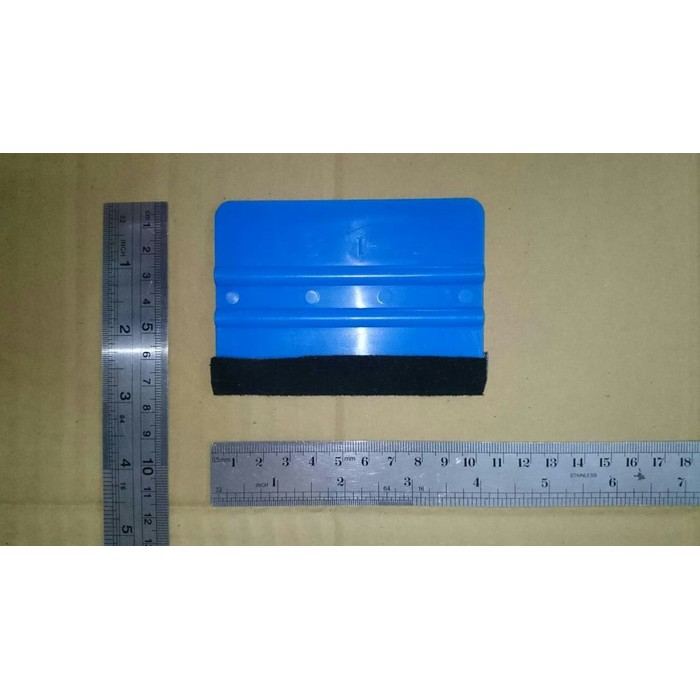 Rakel / Kape / Scrapper 3M Biru dengan kain 10 cm x 7 cm | Lazada Indonesia