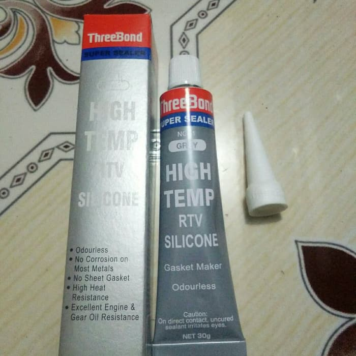Lem Threebond Abu - Merah RTV Silicone Super Sealant Grey High Temp ...