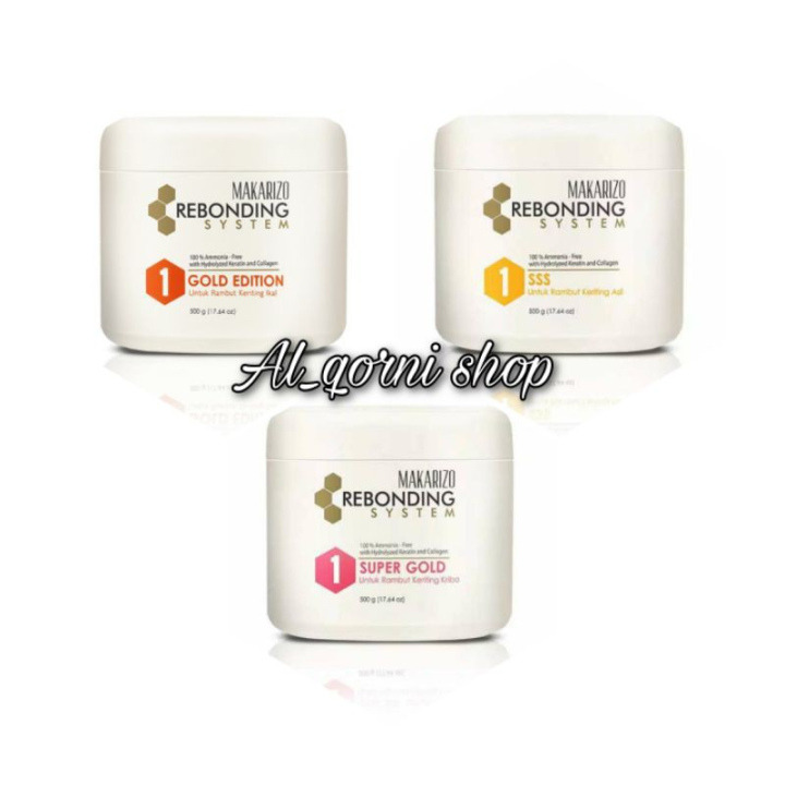 Makarizo Rebonding Cream Step.1 1000gr obat rebonding / obat smooting ...