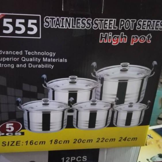 PANCI SET STREAMER SNLESS POT 555 | Lazada Indonesia