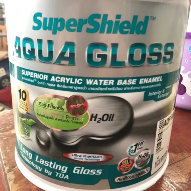 รองพื้นสูตรน้ำ สำหรับเหล็ก ไม้ และ ปูน TOA ซุปเปอร์ชิลด์ อะควา กลอส ไพร ...