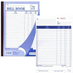 Uni 10x7 Bill Book /Buku Bil Tunai (2ply x 40's) SBB-7102 | Lazada