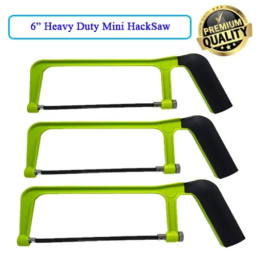6" HEAVY DUTY ALUMINIUM HACKSAW FRAME HACKSAW BLADE Hack Saw Frame with ...