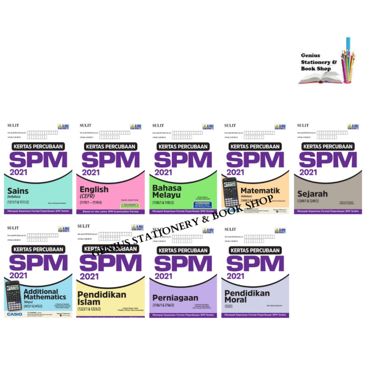 Kertas Model: Kertas Percubaan SPM 2021 Format Terkini | Lazada