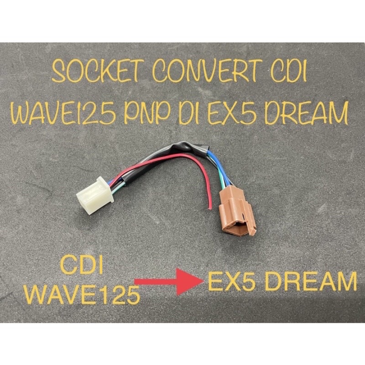 CONVERTER SOCKET CONVERT CDI WAVE125 PNP EX5 KRISS 1 | Lazada
