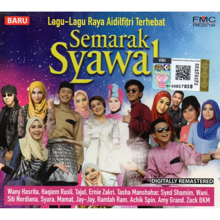 Semarak Syawal Lagu Hari Raya Aidilfitri Terhebat ( CD ) [ RAMLA RAM WANY HASRITA..] | Lazada