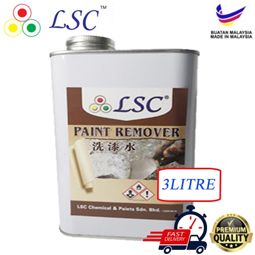 LSC 3 Litre Paint Remover for Wood and Metal (100% Buatan Malaysia ...