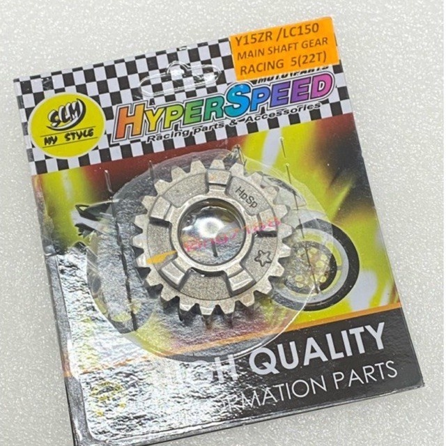 Y15ZR HYPER SPEED RACING GEAR BOX MAIN SHAFT GEAR RACING 5(22T) HPSP ...
