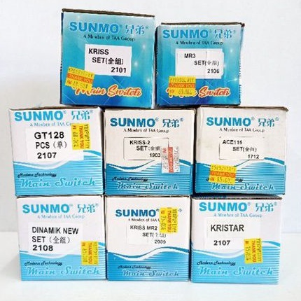 MODENAS KRISS 1/KRISS 2/KRISS MR2/KRISS MR3/KRISTAR/GT128/ACE115/DINAMIK NEW KUNCI SET SUNMO ...