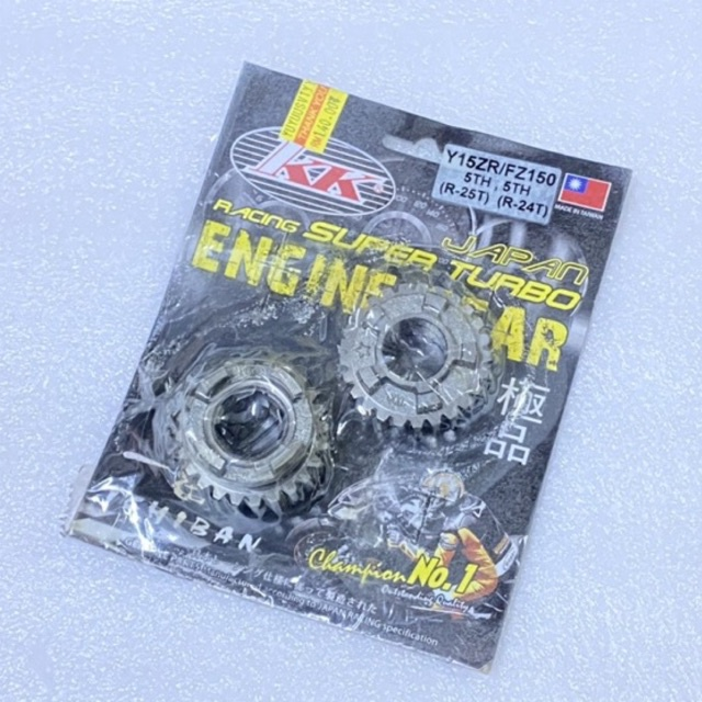 Y15 / FZ150 RACING GEAR BOX SET 5TH (25T / 24T) IKK | Lazada