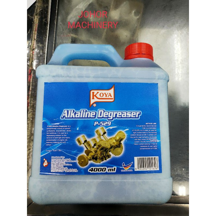 KOYA P-529 ALKALINE DEGREASER （4 LITRE） | Lazada