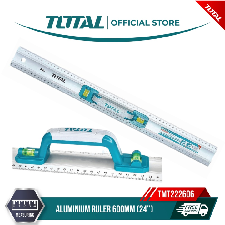 Total Aluminium Ruler (600mm) TMT222606 | Lazada