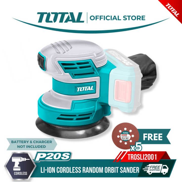 Total Li-ion 20V Cordless Random Orbit Sander TROSLI2001 | Lazada