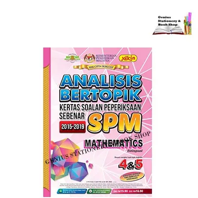 ANALISIS BERTOPIK KERTAS SOALAN PEPERIKSAAN SEBENAR SPM MATHEMATICS ...