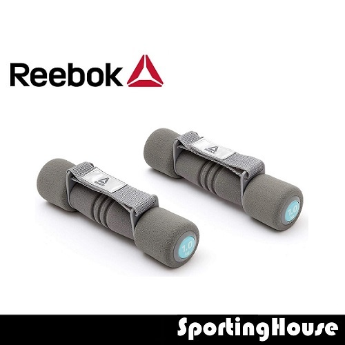 Reebok Soft Grip Dumbbell Adjustable strap to suit individual hand ...