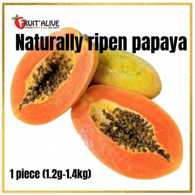 NATURALLY RIPEN (SMOKE FREE) PAPAYA MALAYSIA (1.1KG-1.3KG) | Lazada Singapore