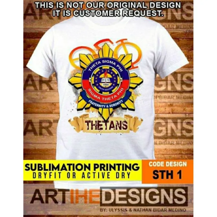 Theta Sigma Phi Fratshirt ( THETANS ) | Lazada PH