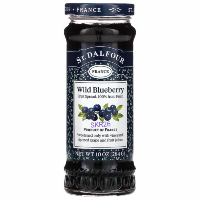 St Dalfour Fruit Spread - Wild Blueberry 284g | Lazada Indonesia