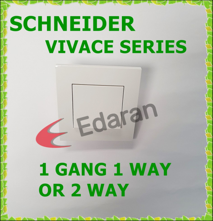 SCHNEIDER VIVACE KB31 1G1W / 1G2W SWITCH | Lazada