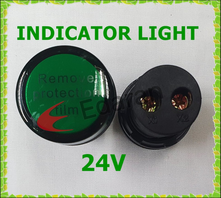 SKL AD22-22DS/G INDICATOR LIGHT AC (LED) 22MM - GREEN (240V , 24V) | Lazada