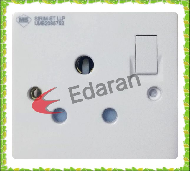 UMS 1215A 15A 1G SWITCHED SOCKET OUTLET (SIRIM APPROVE) | Lazada